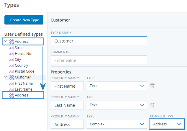 Manage User Defined Types